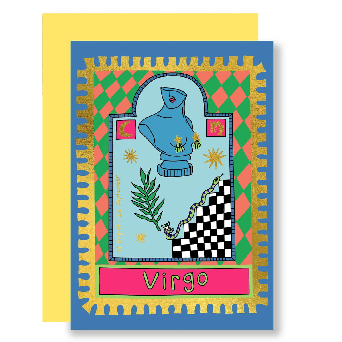 VIRGO Zodiac Star Sign Greeting Card – PAVEMENT